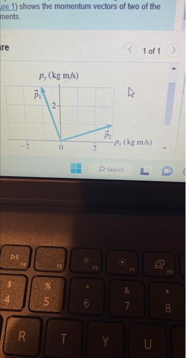 Solved An Object At Rest Explodes Into Three Fragments 