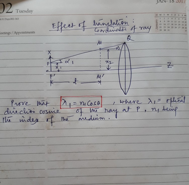 TOPIC :OPTICS (MATRIX METHOD) PROVE THAT LAMBDA 1 = | Chegg.com