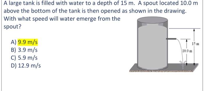 Solved I know that we can apply Torcihlli’s - if the spill | Chegg.com