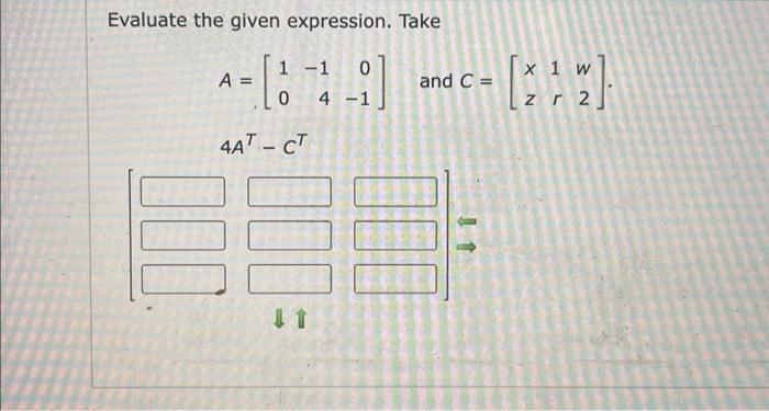 Solved Evaluate the given expression. Take | Chegg.com