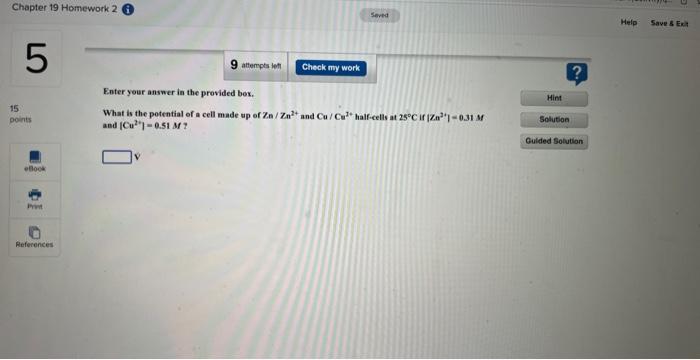 Solved Enter your answer in the provided bex. What is the | Chegg.com