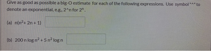 Solved Give as good as possible a big-O estimate for each of | Chegg.com