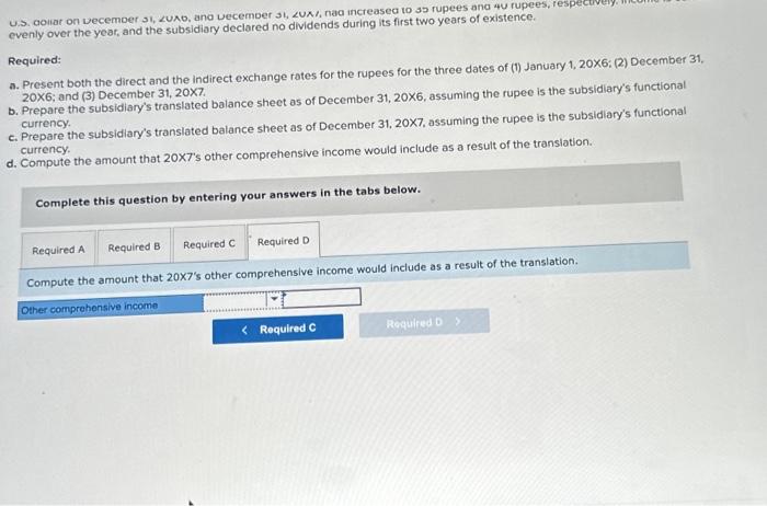 Solved Exercise 12-13 (Algo) Effects of a Change in the | Chegg.com