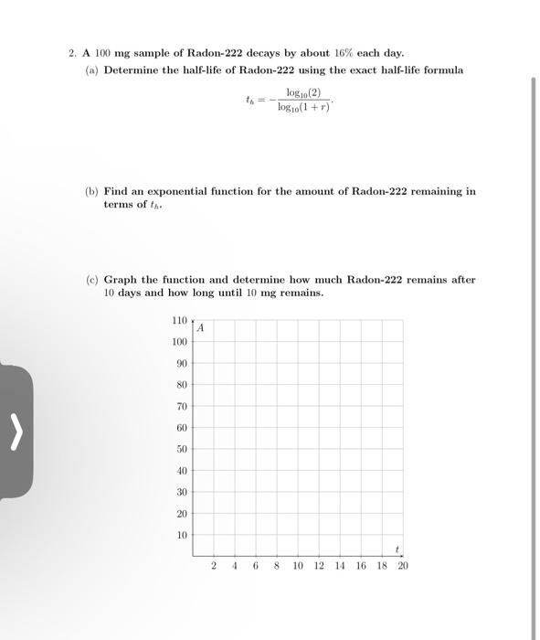 Solved (a) Find an exponential function for the deer | Chegg.com