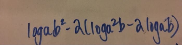 Solved Logaba-allogo?b-aloqab) | Chegg.com