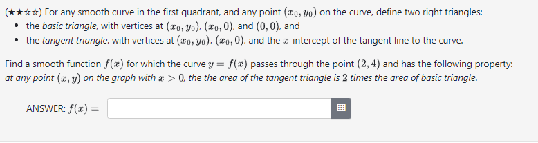Solved (******ℏℏ) ﻿For any smooth curve in the first | Chegg.com