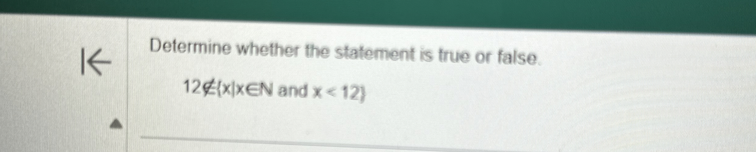 Solved Determine whether the statement is true or | Chegg.com