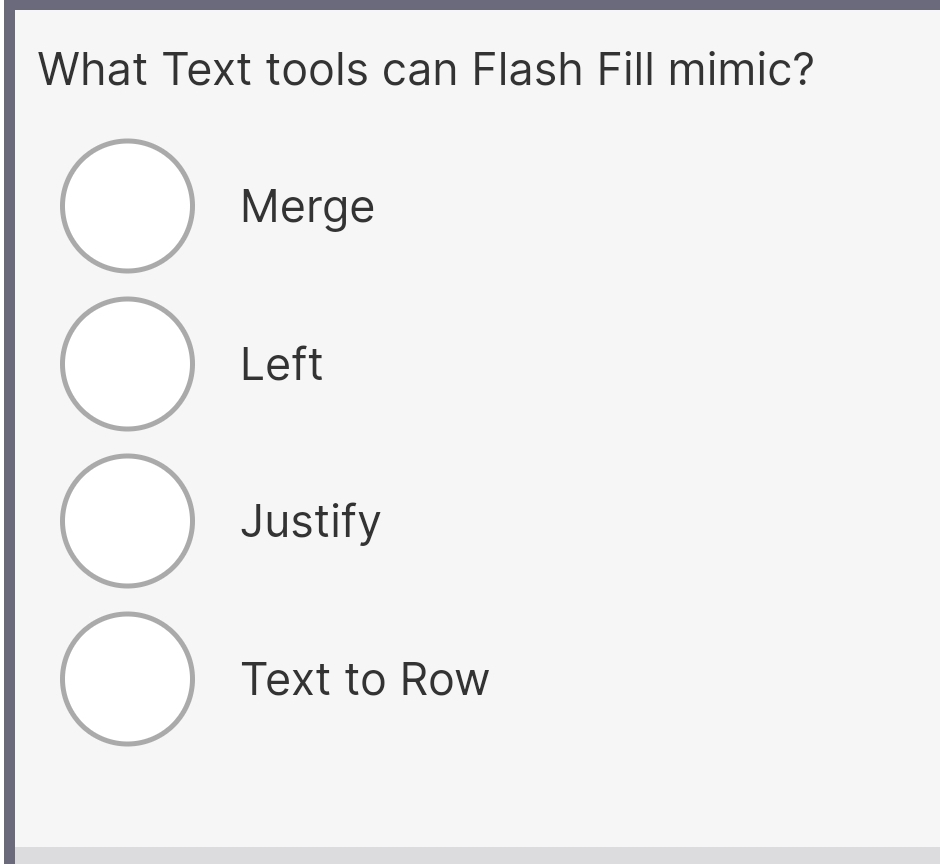 Solved What Text tools can Flash Fill | Chegg.com
