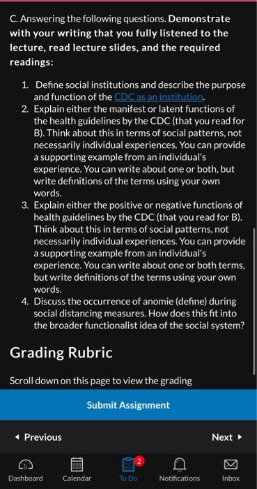 Write 300+ word responses, in full sentences (NO | Chegg.com