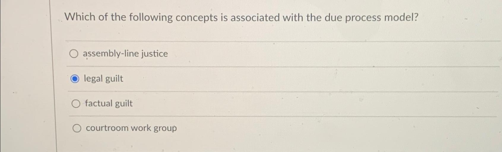 Solved Which of the following concepts is associated with | Chegg.com