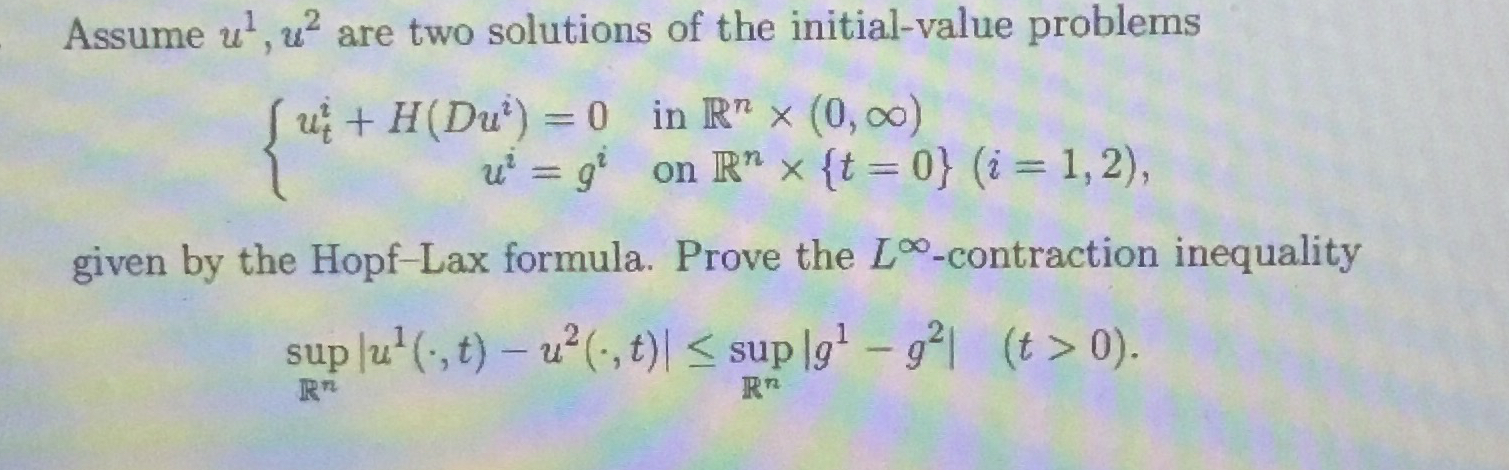 Solved Assume u1,u2 ﻿are two solutions of the initial-value | Chegg.com