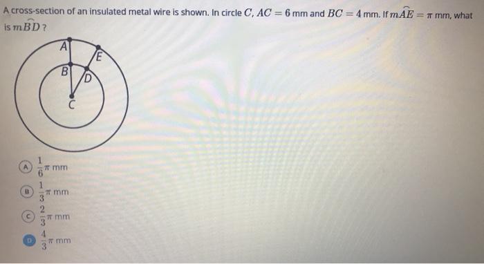 Solved A cross-section of an insulated metal wire is shown. | Chegg.com
