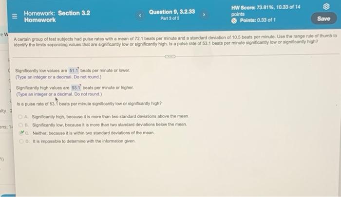 Solved Homework Section 3 2 Homework Question 9 3 2 33