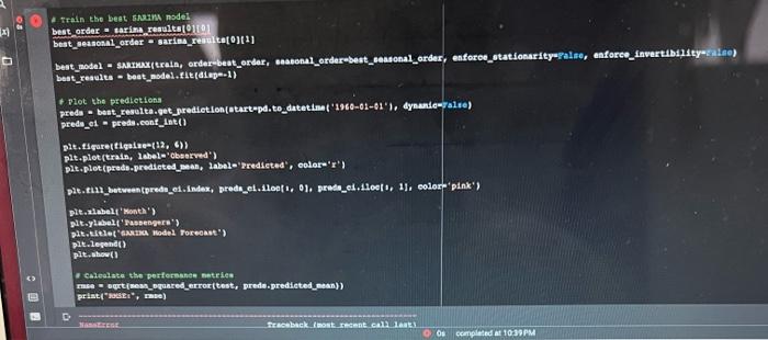 Solved "Air Passengers" on Kaggle with Jupyter/Python with | Chegg.com