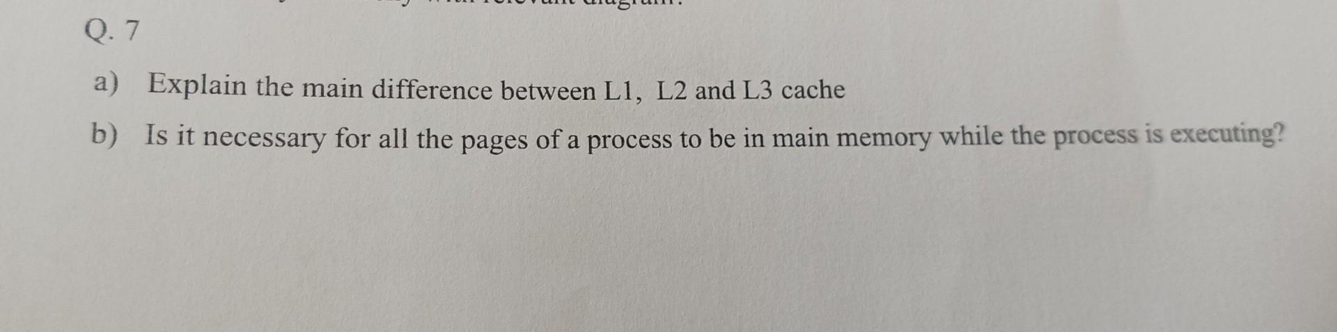 Solved Q. 7 a) Explain the main difference between L1, L2 | Chegg.com
