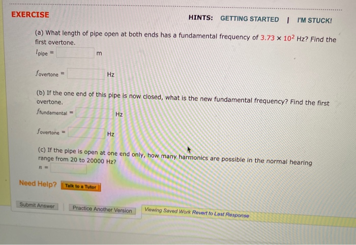 Solved EXERCISE HINTS: GETTING STARTED I'M STUCK! (a) What | Chegg.com