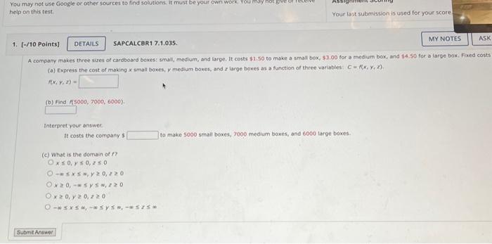 Solved company makes three sizes of cardboard boxes: small, | Chegg.com