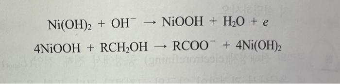 The Ni(OH)2/NOOH pair (E=0.52V vs. NHE) can be used | Chegg.com