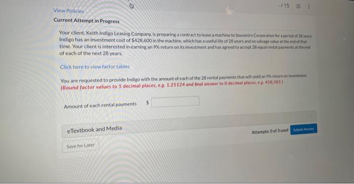Solved Current Attempt in Progress Your client, Keith Indigo | Chegg.com