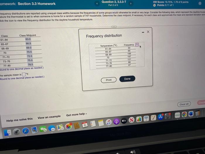 Solved Omework Section 3 3 Homework Question 2 3 3 3 T