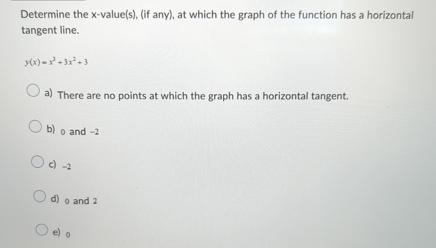 Solved Determine the x-value(s), (if any), ﻿at which the | Chegg.com