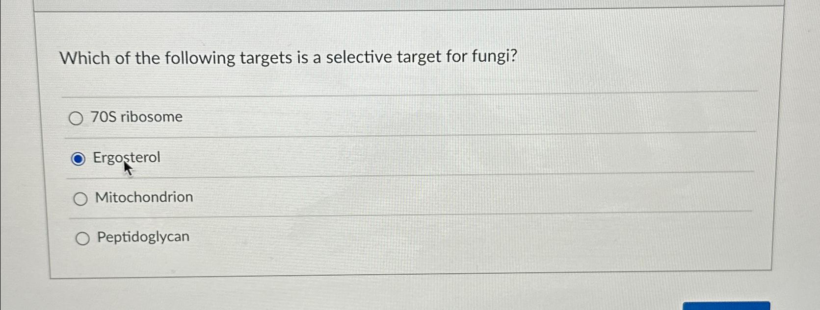 Solved Which of the following targets is a selective target | Chegg.com