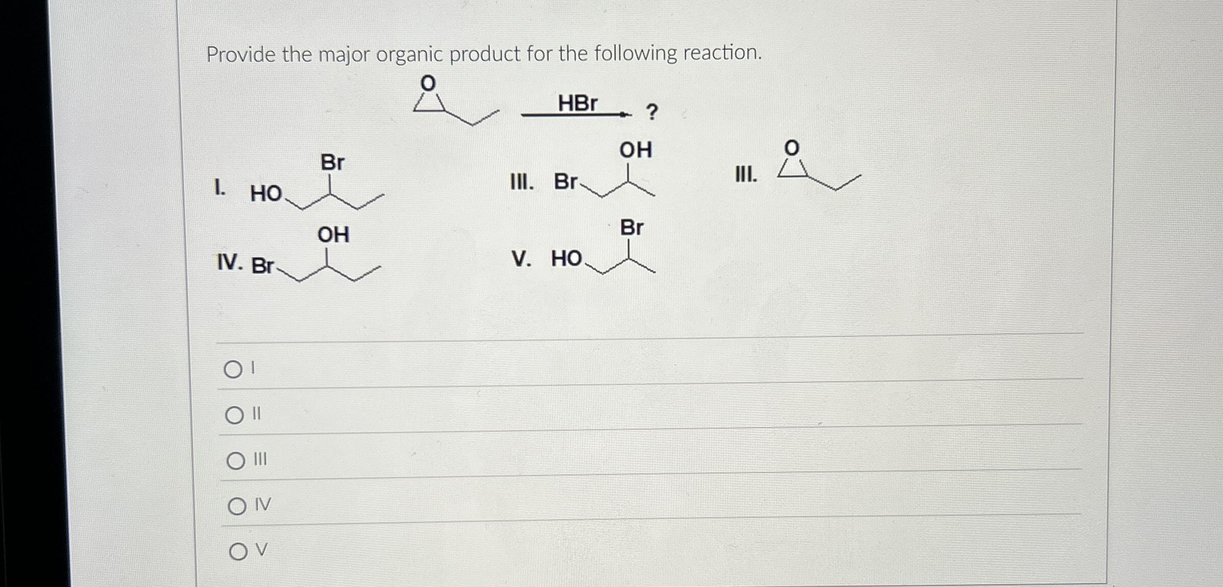 Solved Provide the major organic product for the following | Chegg.com