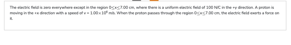 Solved The electric field is zero everywhere except in the | Chegg.com