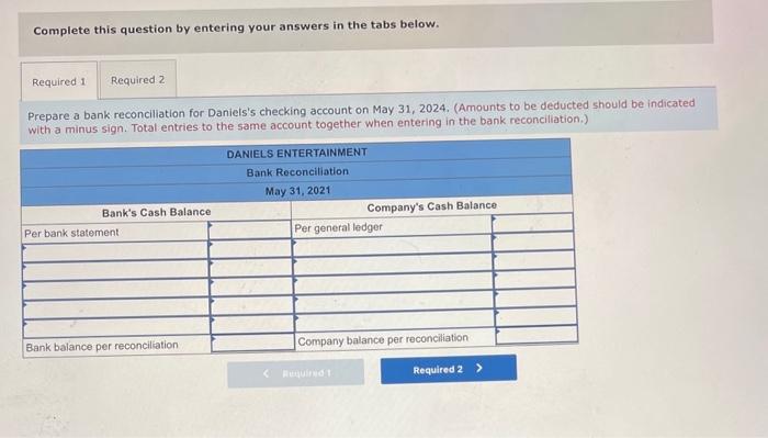 Solved Problem 4-3A (Algo) Prepare the bank reconciliation | Chegg.com