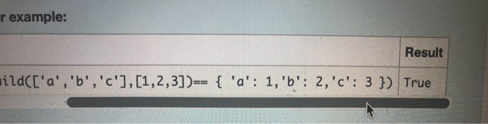 Solved Make a function dict build(keys, values) which takes | Chegg.com
