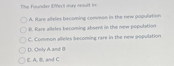 Solved Which of the following describes sweeping selection? | Chegg.com