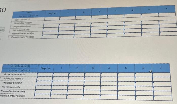 Solved TO A table is assembled using three components, as | Chegg.com