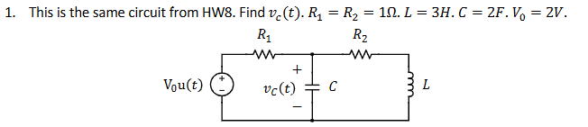 Solved This is ﻿the same circuit from HW8. ﻿Find | Chegg.com