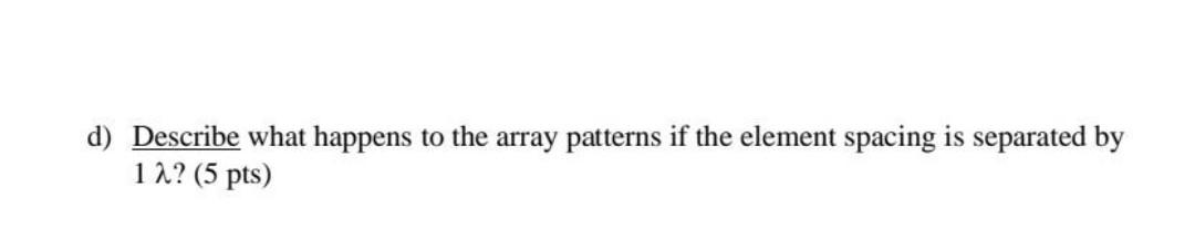 5. A 15-element uniform linear scanning array has 2/4 | Chegg.com