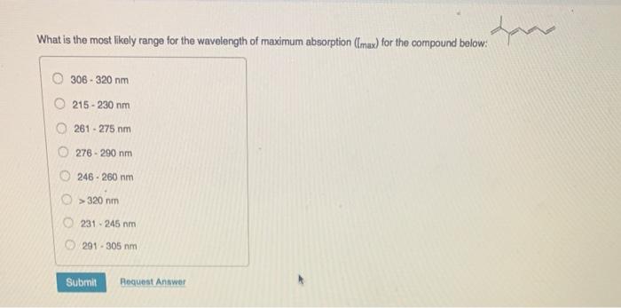 Solved What is the most likely range for the wavelength of | Chegg.com
