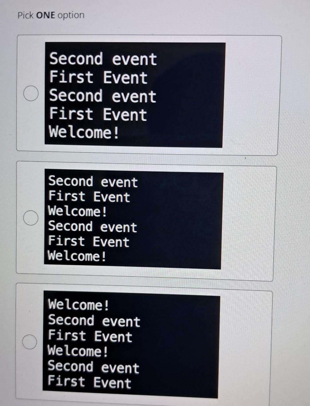 Solved What is the console output from this code snippet? | Chegg.com