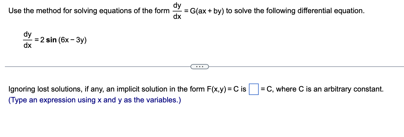 Solved Use the method for solving equations of ﻿the form | Chegg.com