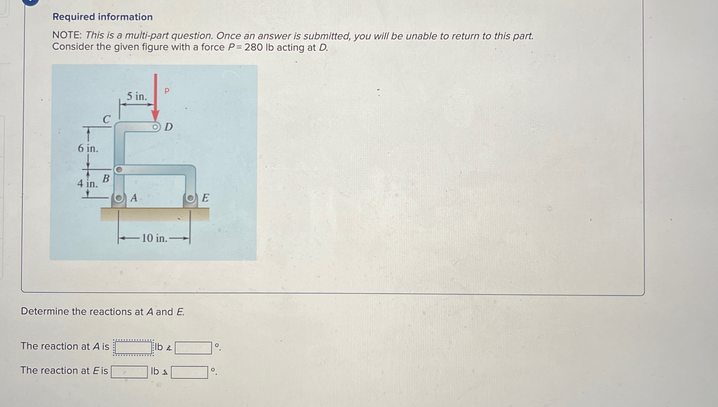 Solved Required informationNOTE: This is a multi-part | Chegg.com