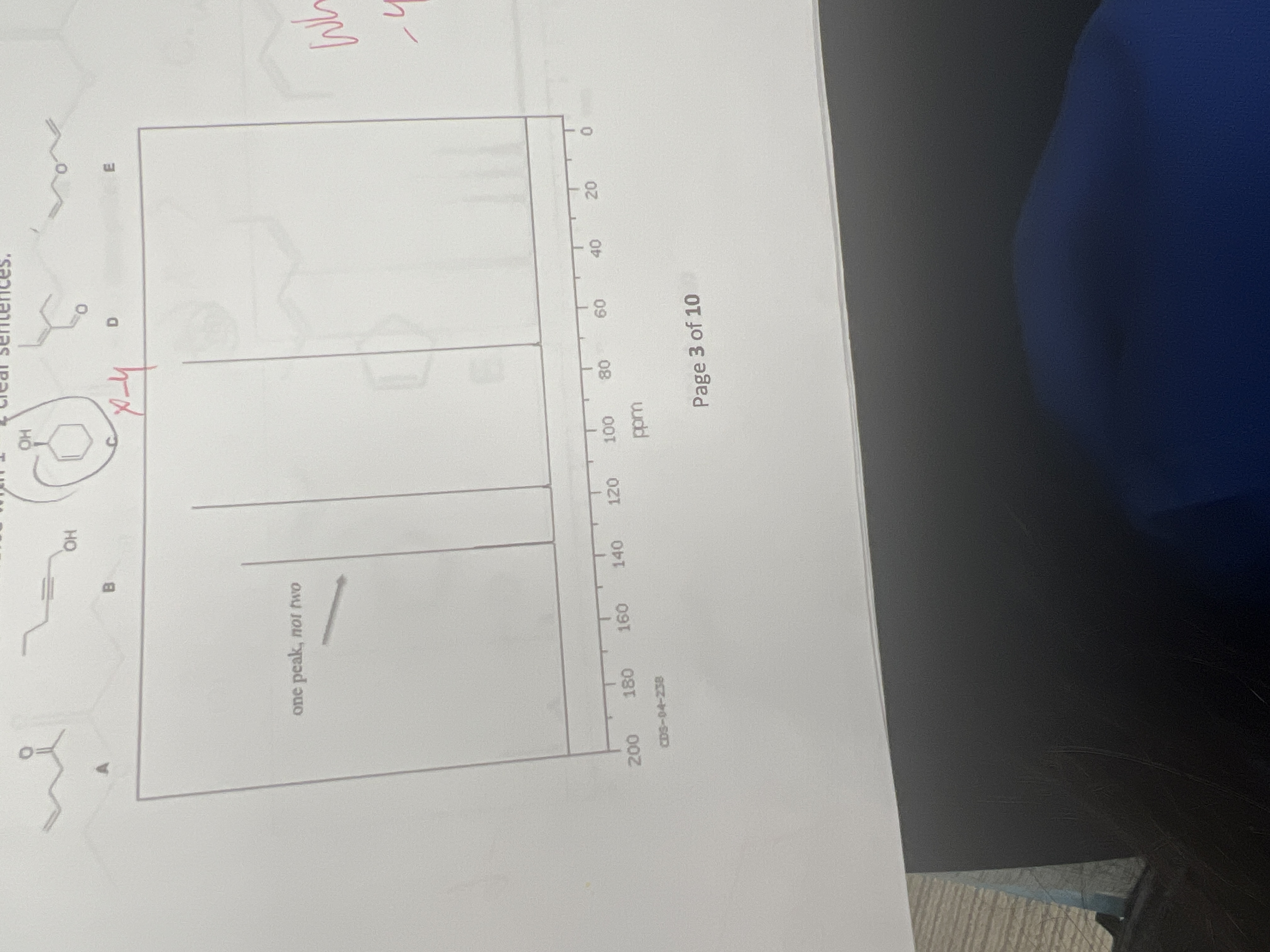 Solved one of these compounds produces the 13c NMR spectrum | Chegg.com