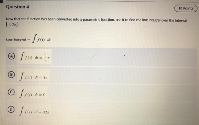 Solved Given the parametric curve r(t)= 4cos(t),4sin(t) Use | Chegg.com