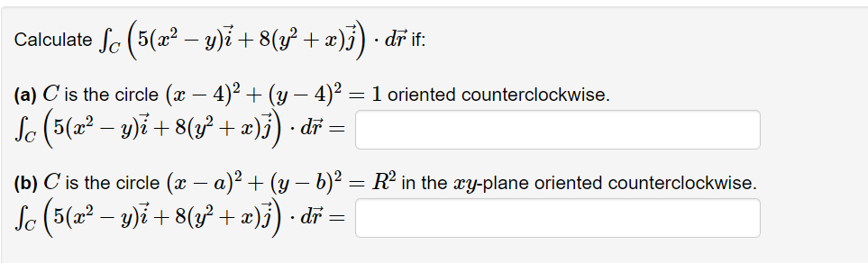 Solved Calculate \\\\int_C | Chegg.com