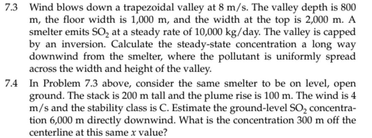 Solved 7.4 ﻿In Problem 7.3 ﻿above, consider the same smelter | Chegg.com