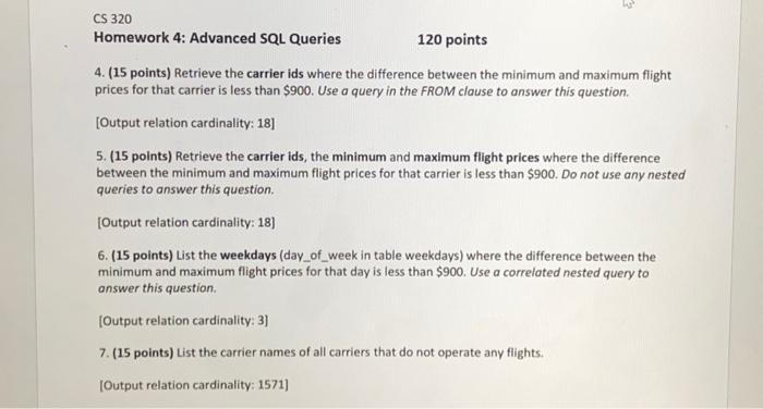 Solved What to turn in: hw4-queries.sql (see below) In this | Chegg.com
