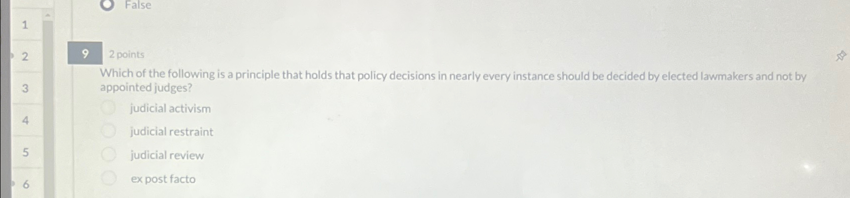 Solved False192 ﻿pointsWhich of the following is a principle | Chegg.com
