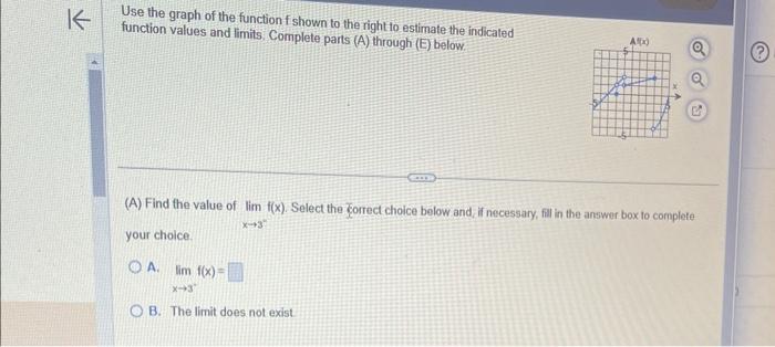 Solved Use the graph of the function f shown to the right to | Chegg.com
