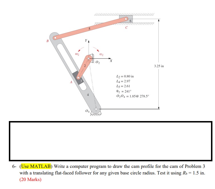 Solved 6- (Use MATLAB) ﻿Write a computer program to draw the | Chegg.com