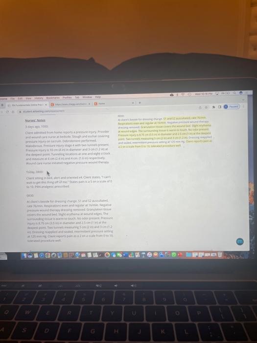 Click to highlight the findings that indicate an | Chegg.com