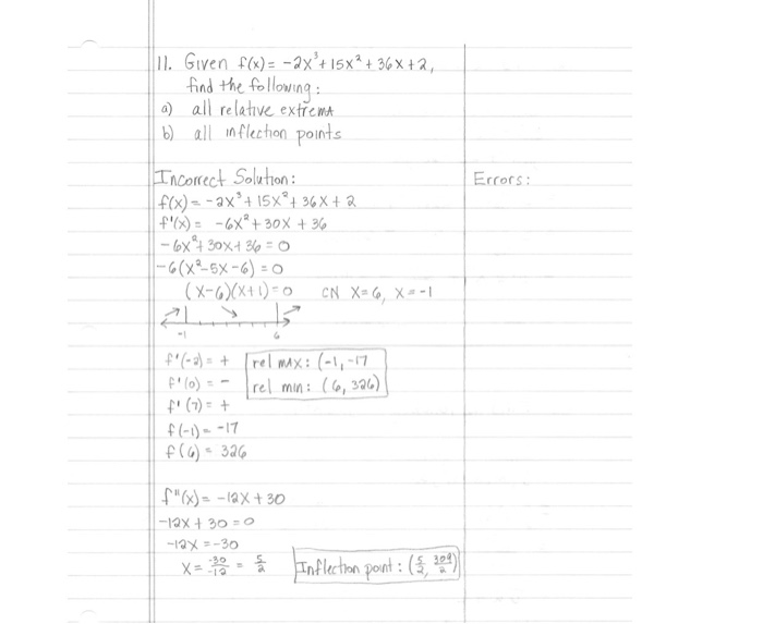 Solved Part 3: Identify and Correct Errors Directions: For | Chegg.com