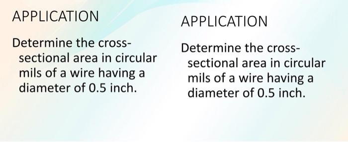 Solved APPLICATION APPLICATION Determine the cross- | Chegg.com
