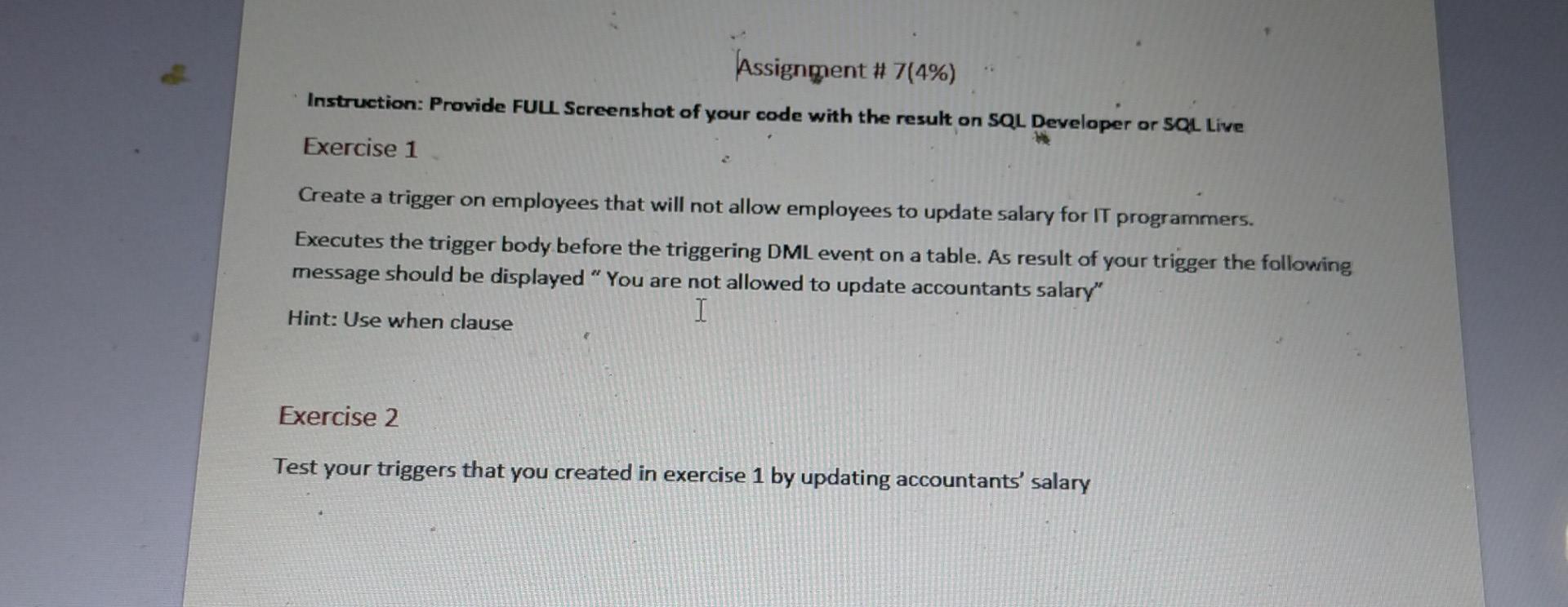 Solved Assignment #7(4%) Instruction: Provide FULL | Chegg.com